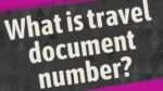 [Guide] What is Travel Document Number? | CiteRoyale