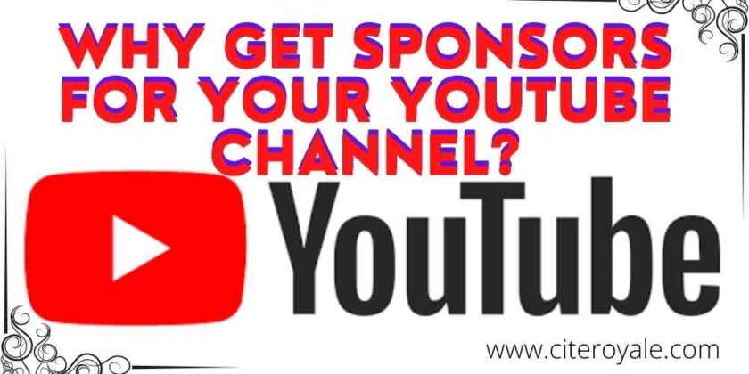 [Tips and Tricks] How to Get Sponsors for YouTube? | CiteRoyale